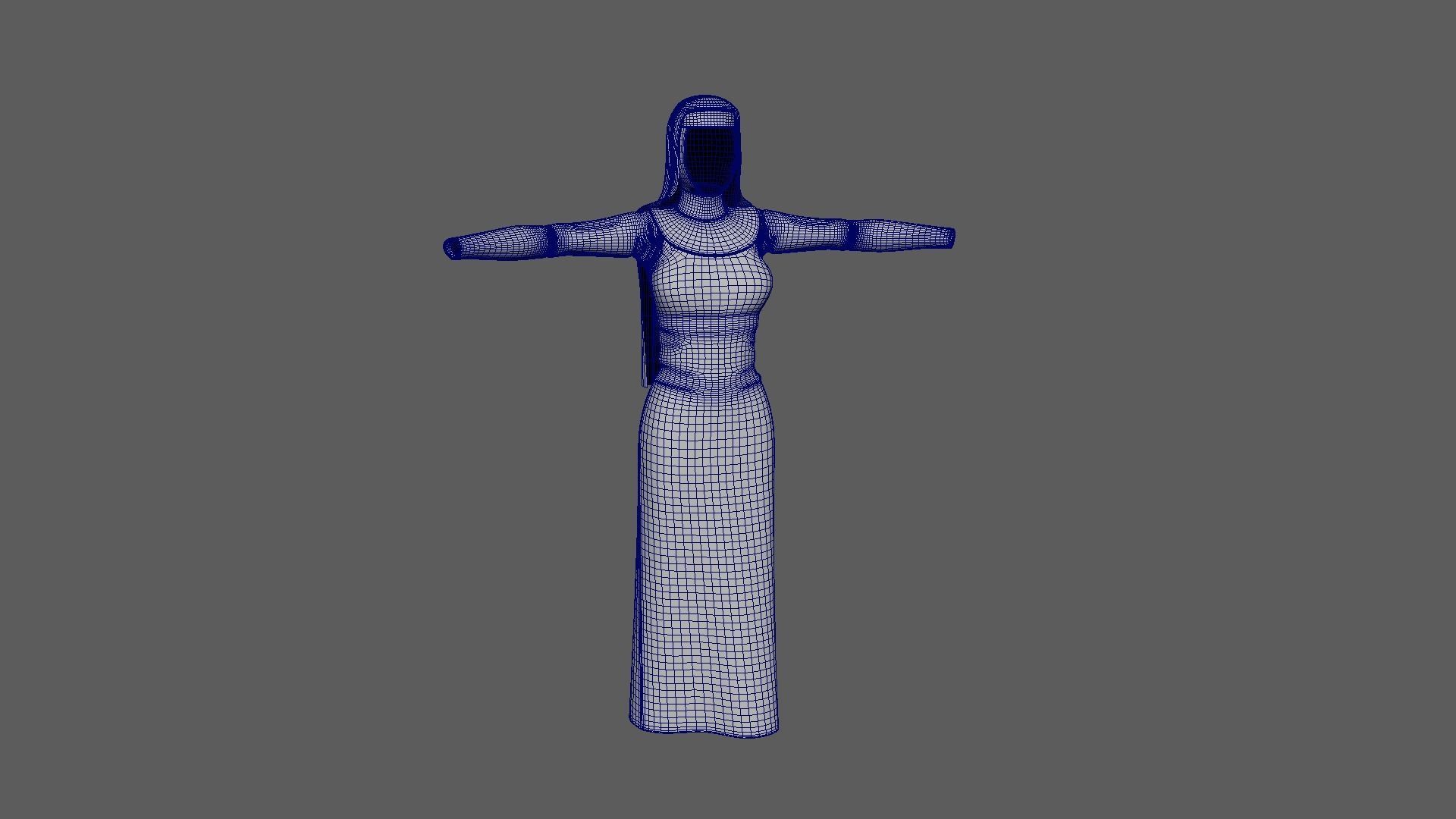Nun Veil 3D model | CGTrader