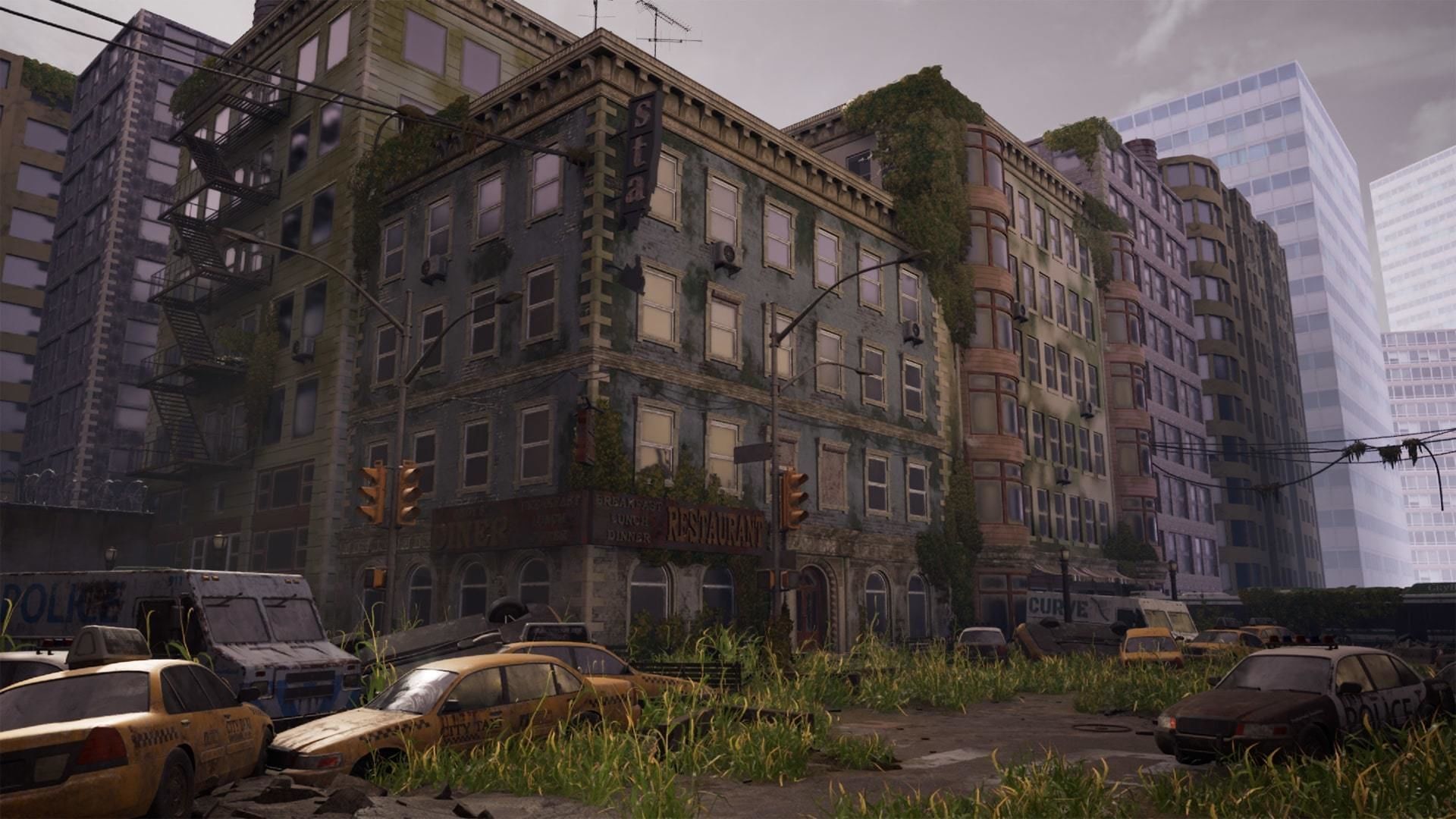 3D model Abandoned City UE5 164 unique assets VR / AR / low-poly | CGTrader