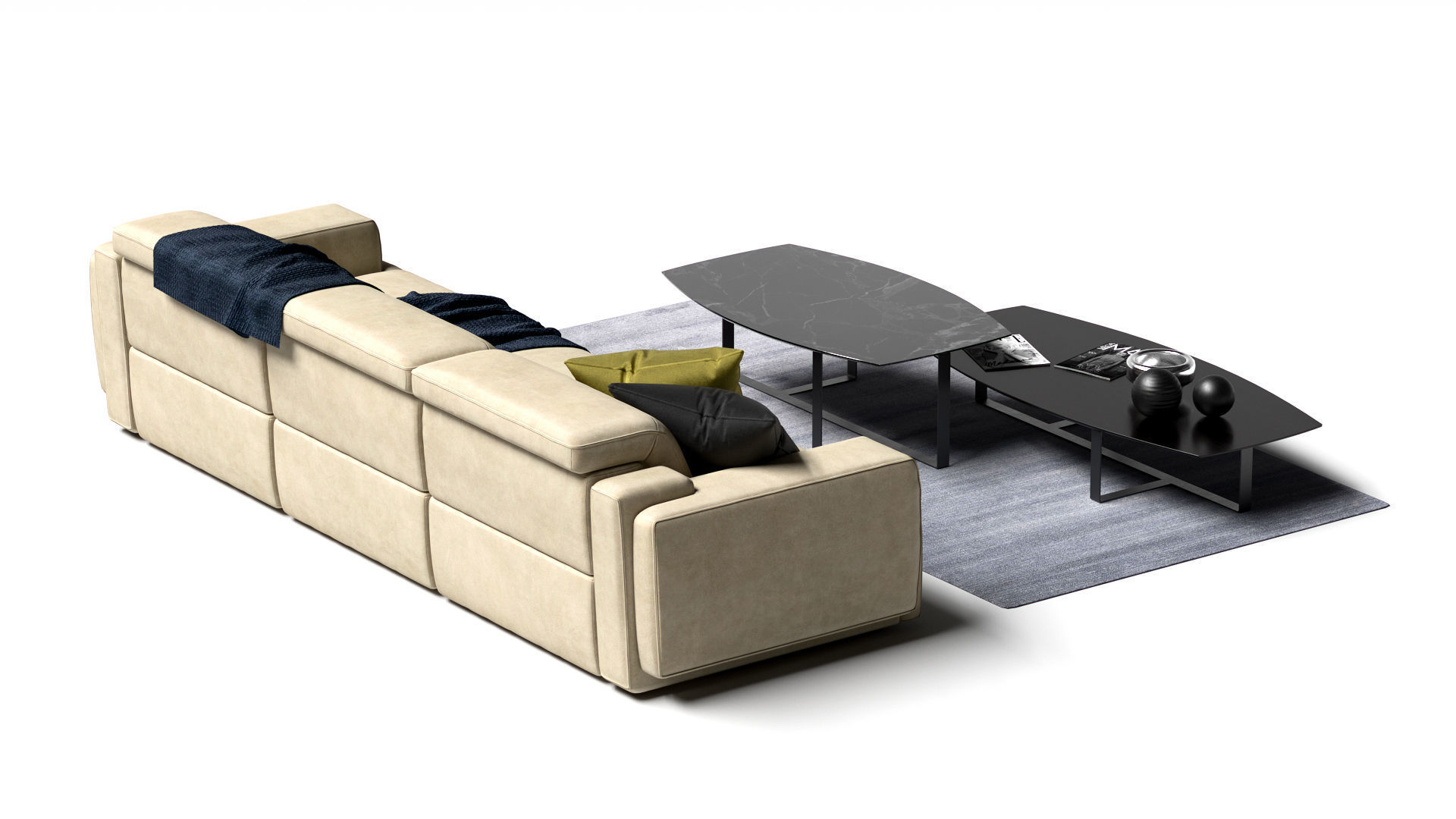 Natuzzi Iago 3D model | CGTrader