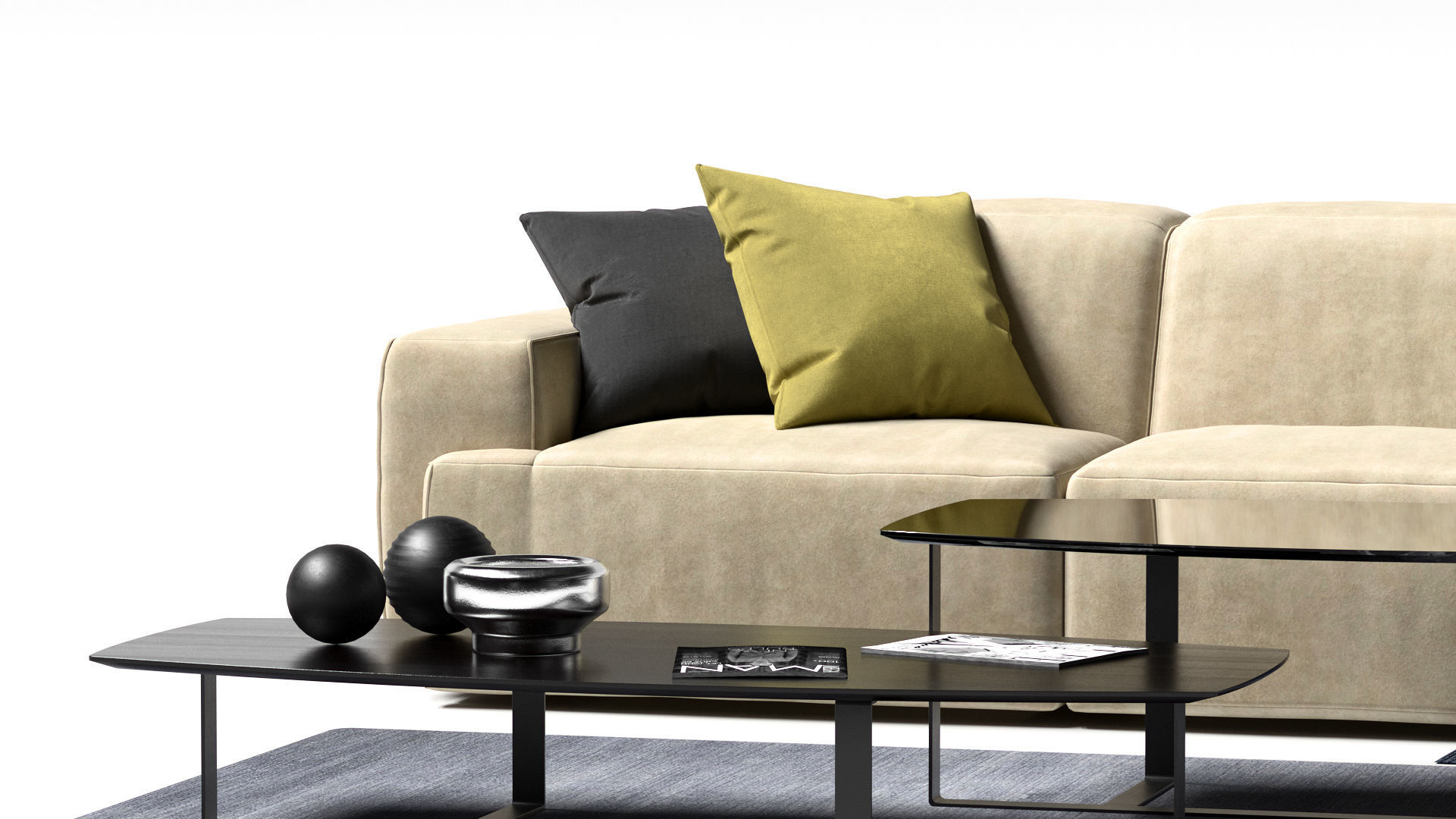 Natuzzi Iago 3D model | CGTrader