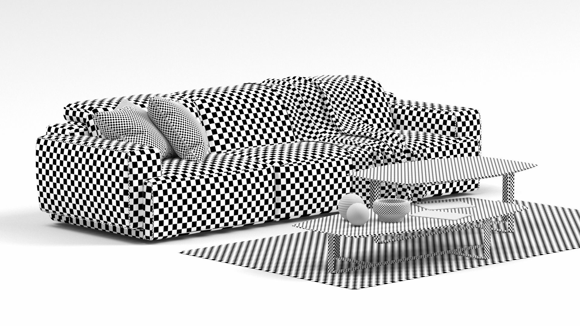 Natuzzi Iago 3D model | CGTrader