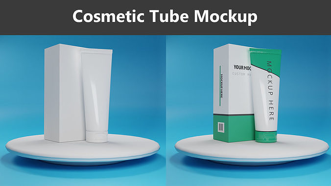 Cosmetic tube 3D model | CGTrader