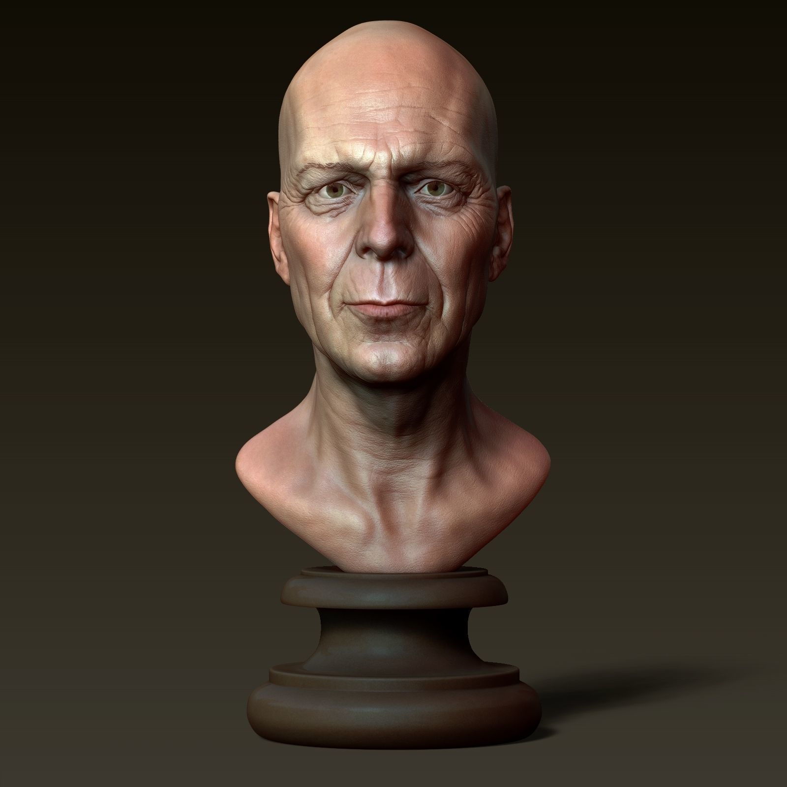 Old Man Willis - A Bruce Willis Art Tribute 3D model 3D printable ...