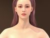 Long hair 040-FV2 for Yuna-FV2 3D model from Clo3D Software 3D model | CGTrader