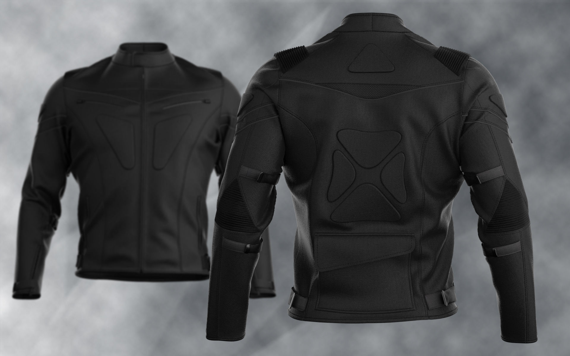 Motorcycle Jacket 3D model | CGTrader