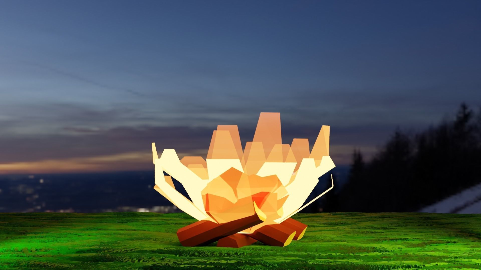 3D model Halloween Spooky props pack VR / AR / low-poly | CGTrader