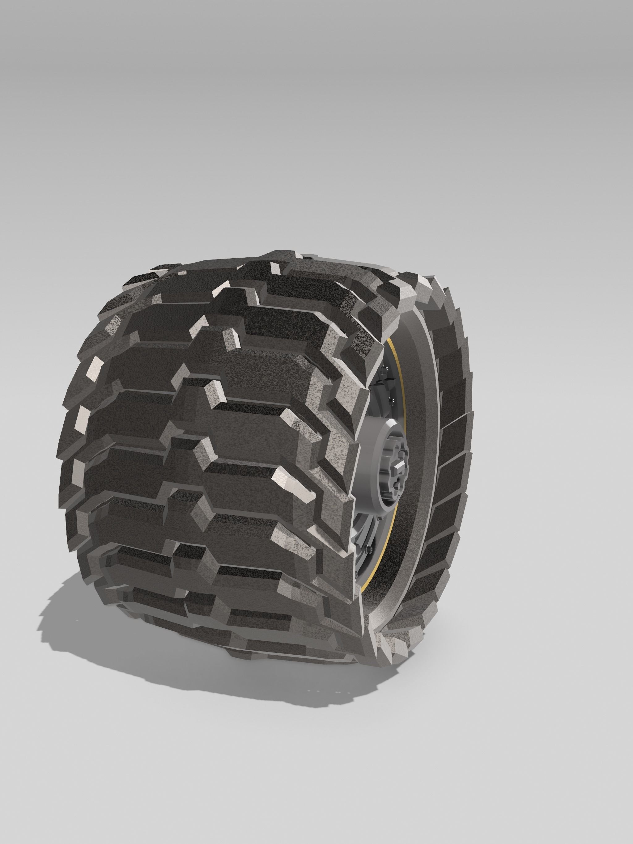 Heavy Duty Sci Fi Wheels and Tires or Tracks 3D model 3D printable ...
