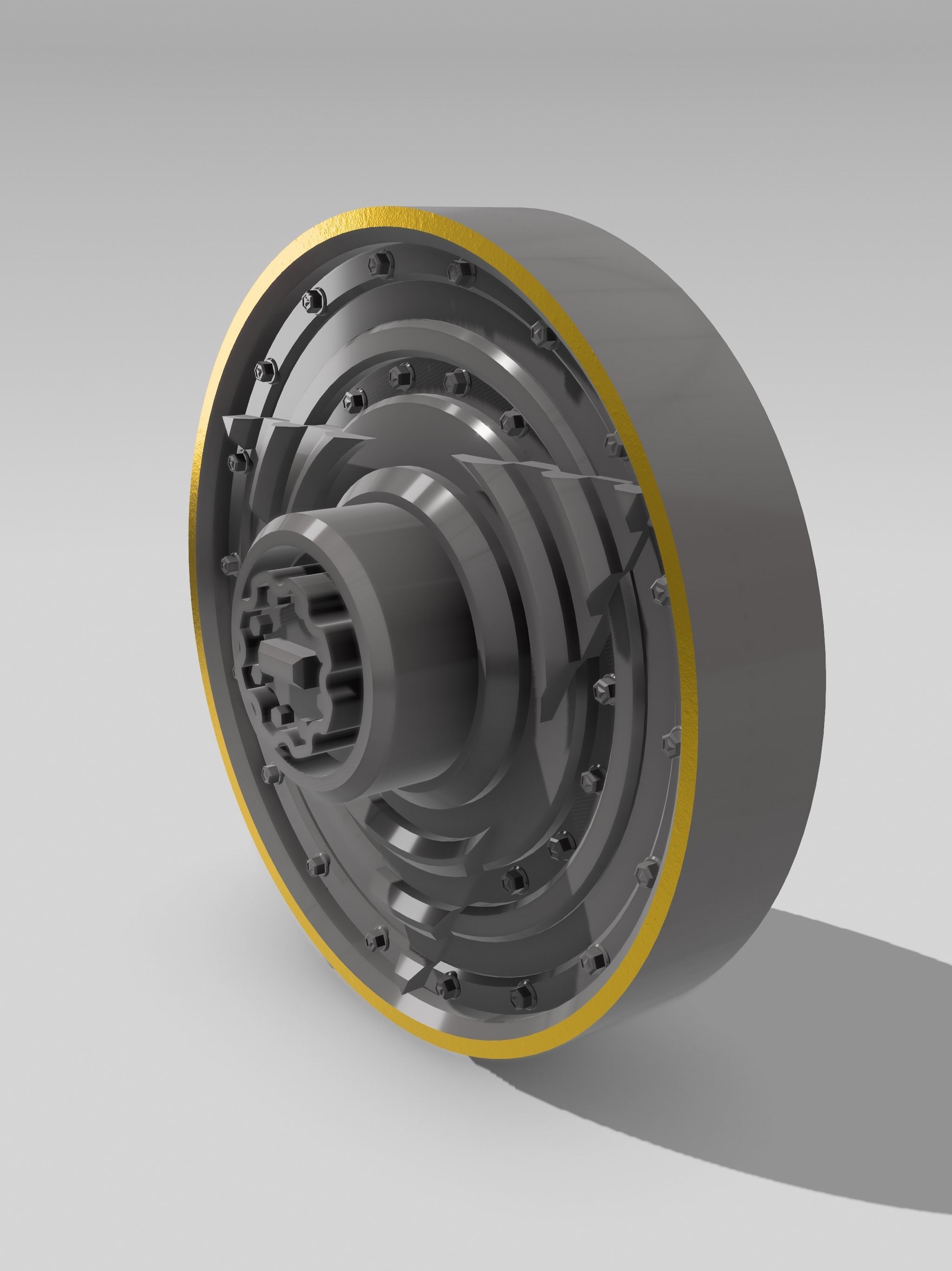 Heavy Duty Sci Fi Wheels and Tires or Tracks 3D model 3D printable ...