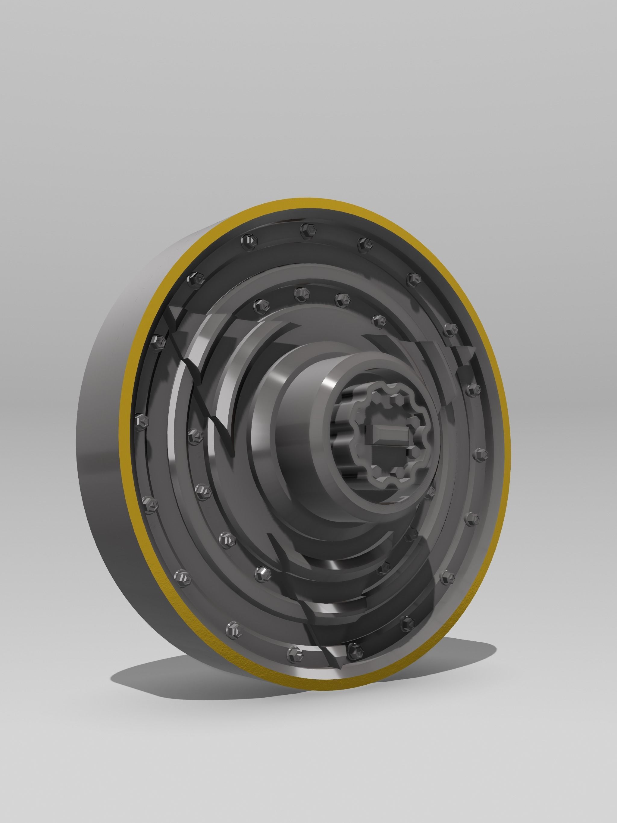 Heavy Duty Sci Fi Wheels and Tires or Tracks 3D model 3D printable ...