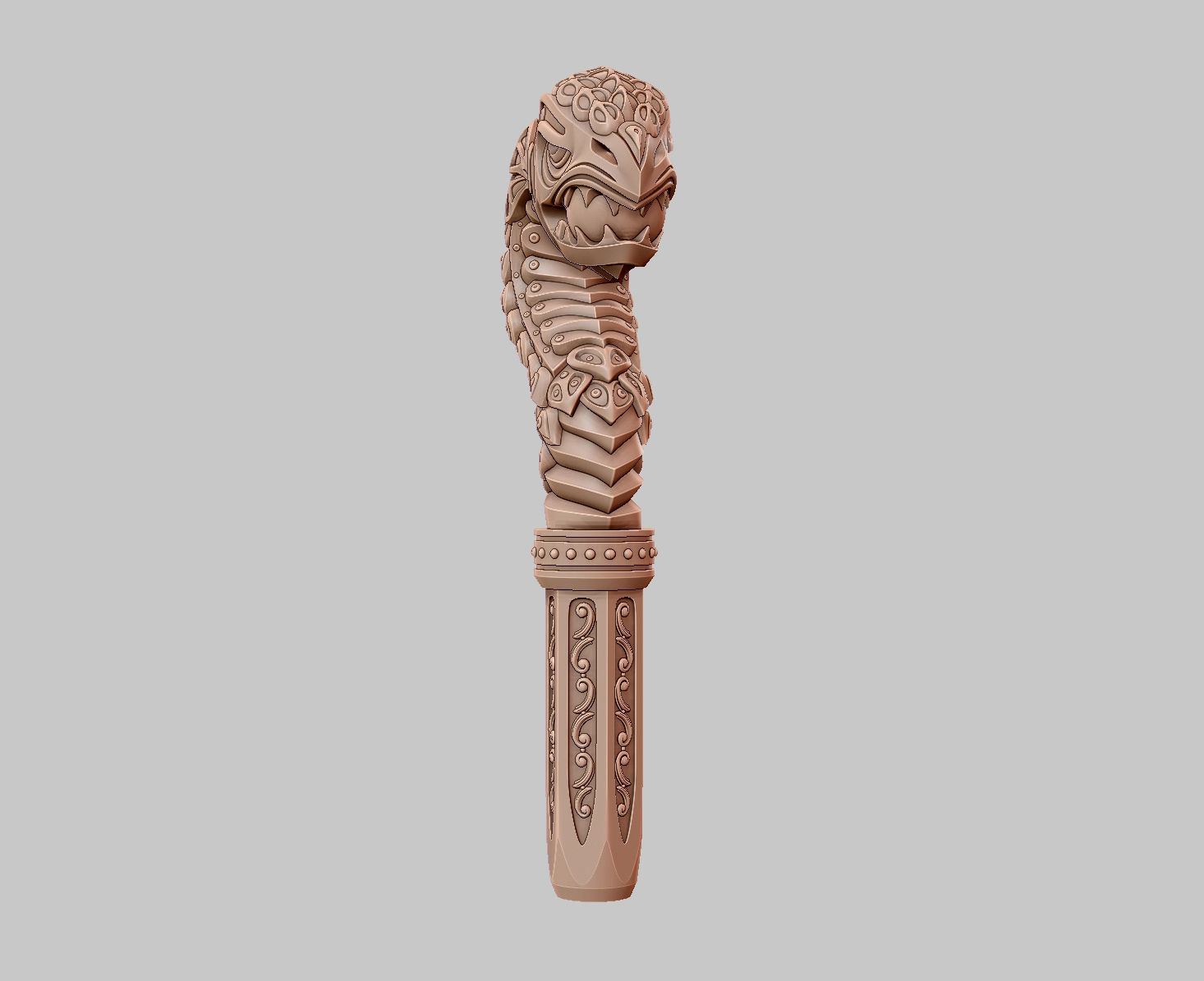 Silver Staff Morrowind 3D model 3D printable | CGTrader