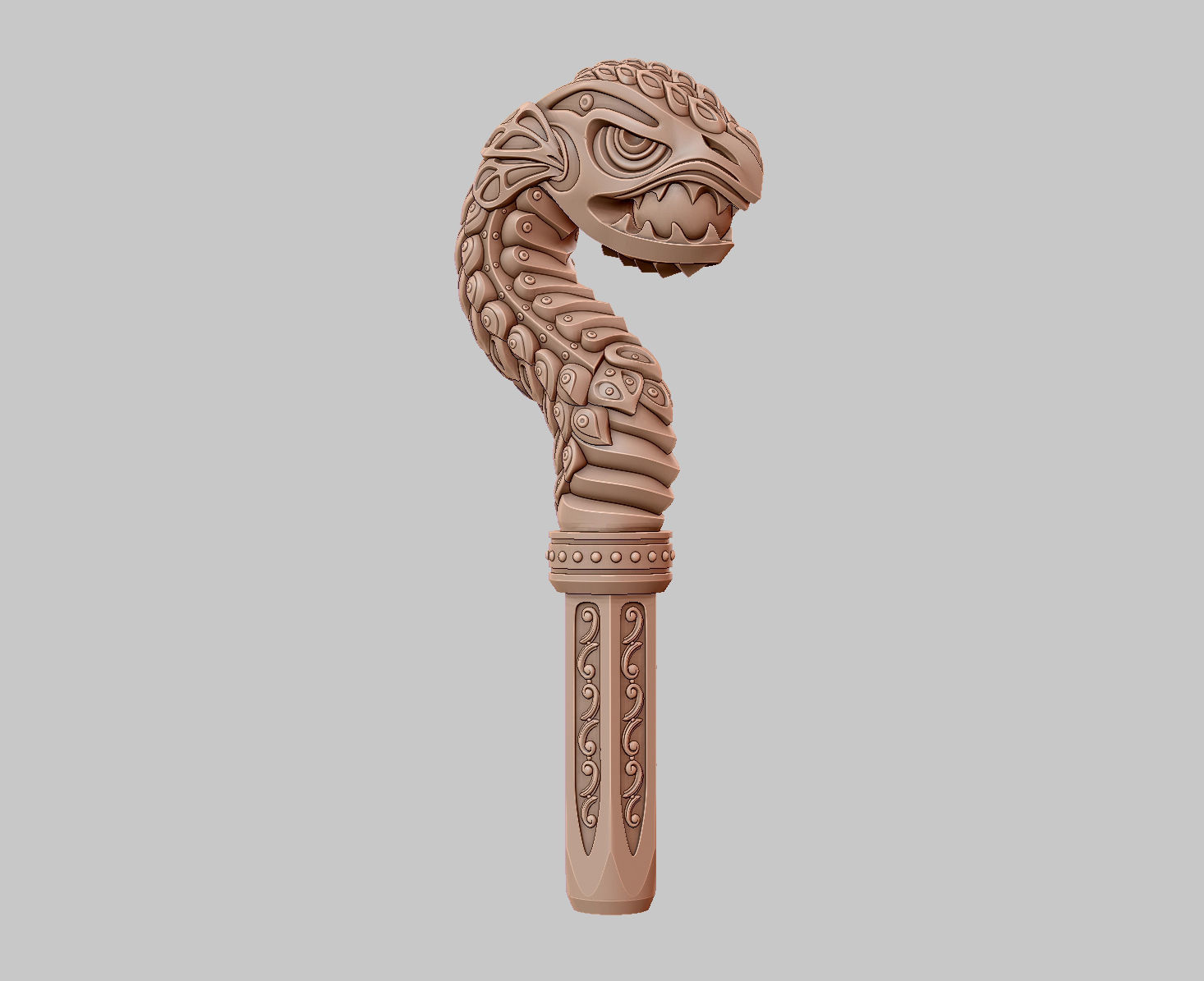 Silver Staff Morrowind 3D model 3D printable | CGTrader