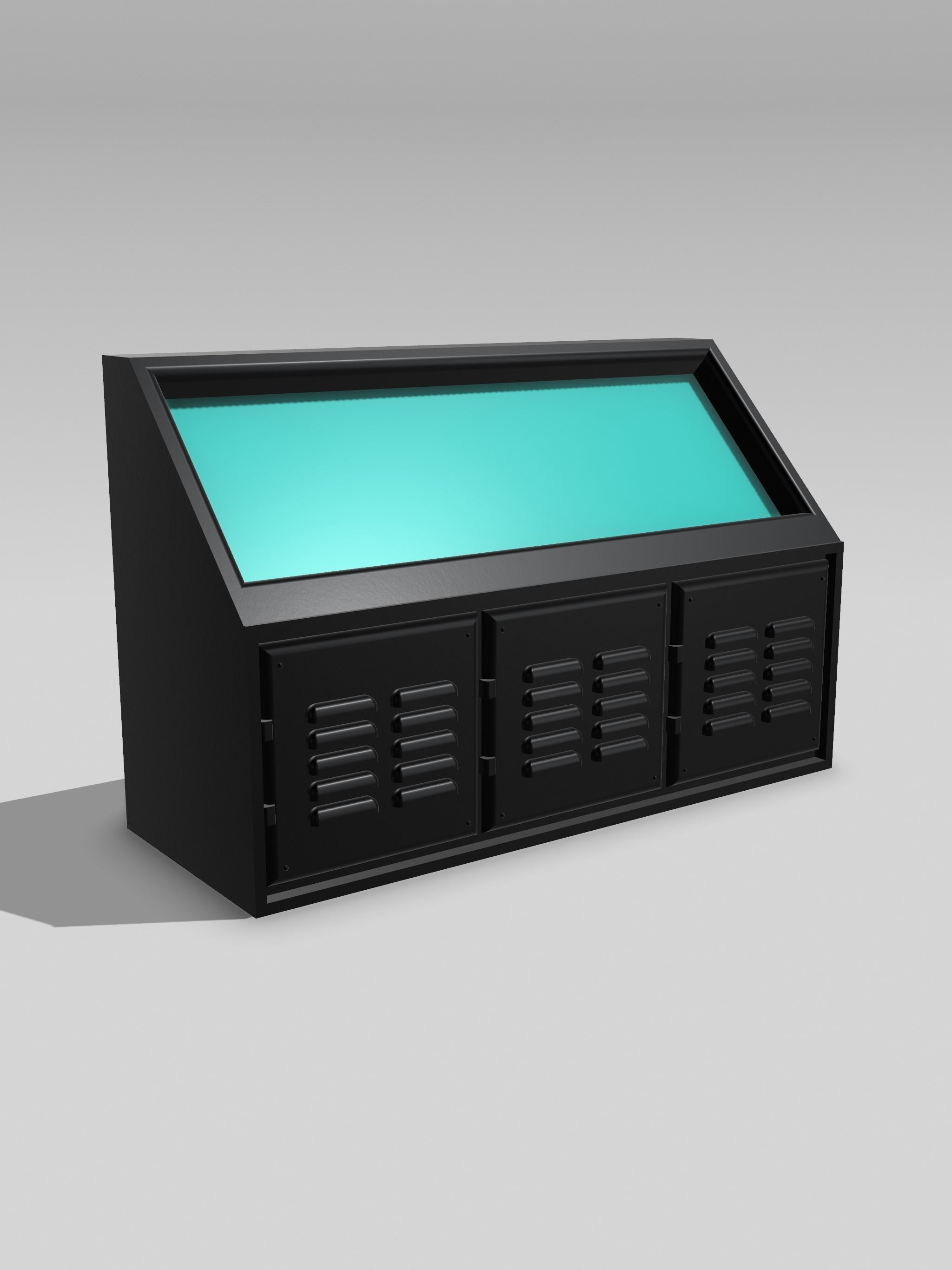 Diorama TVs Screens and vintage super computer 3D model 3D printable ...