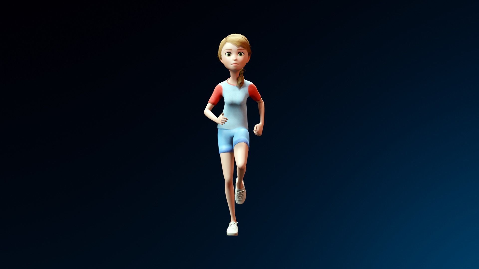 3D model Emma and lucas Cartoon character with control Rig Low-poly VR ...