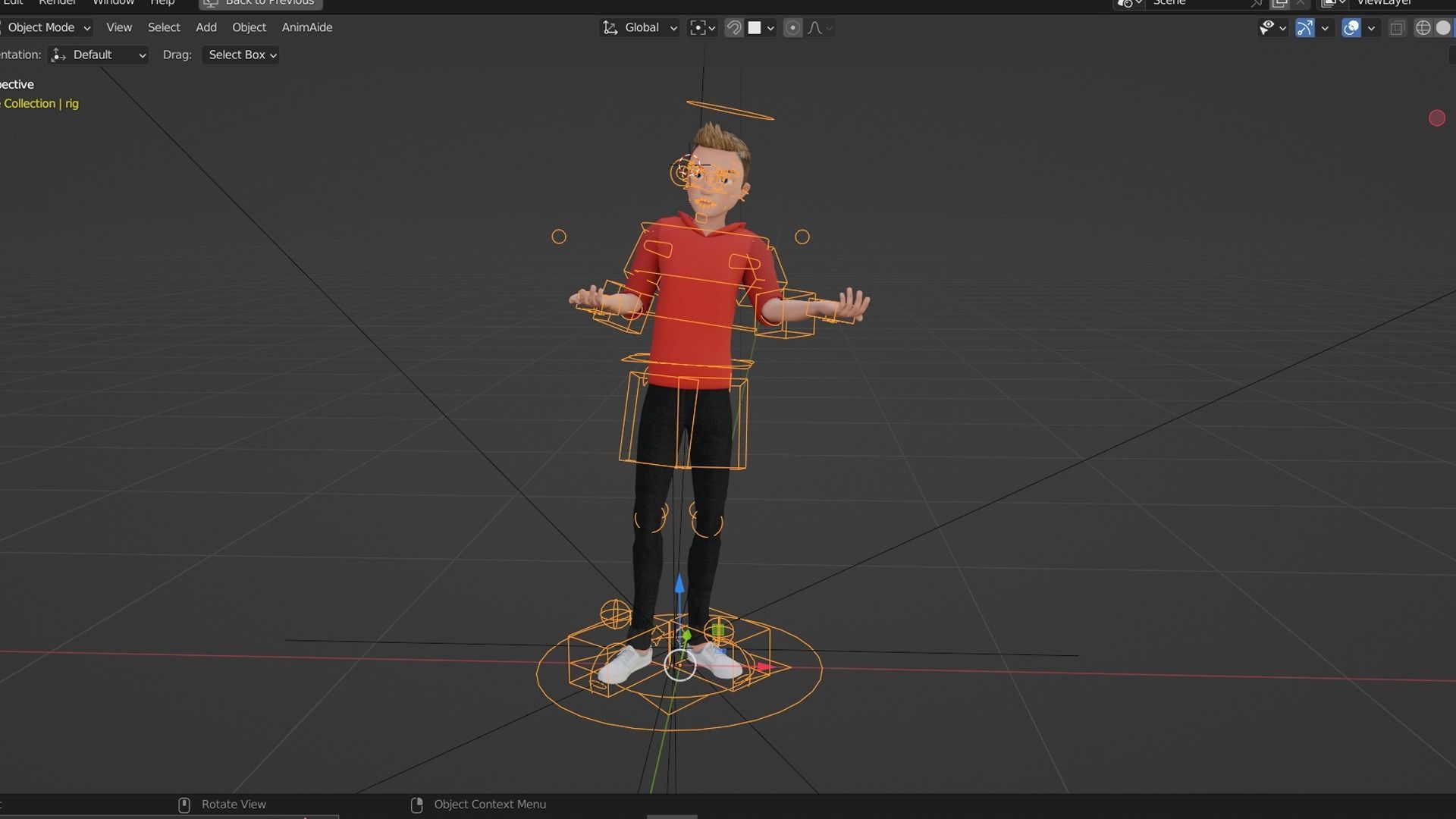 3D model Emma and lucas Cartoon character with control Rig Low-poly VR ...