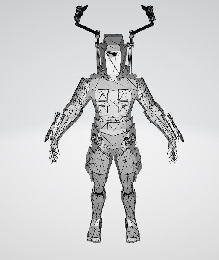 military alien free VR / AR / low-poly 3D model | CGTrader