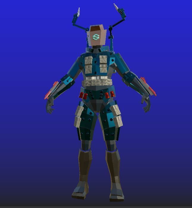 military alien free VR / AR / low-poly 3D model | CGTrader