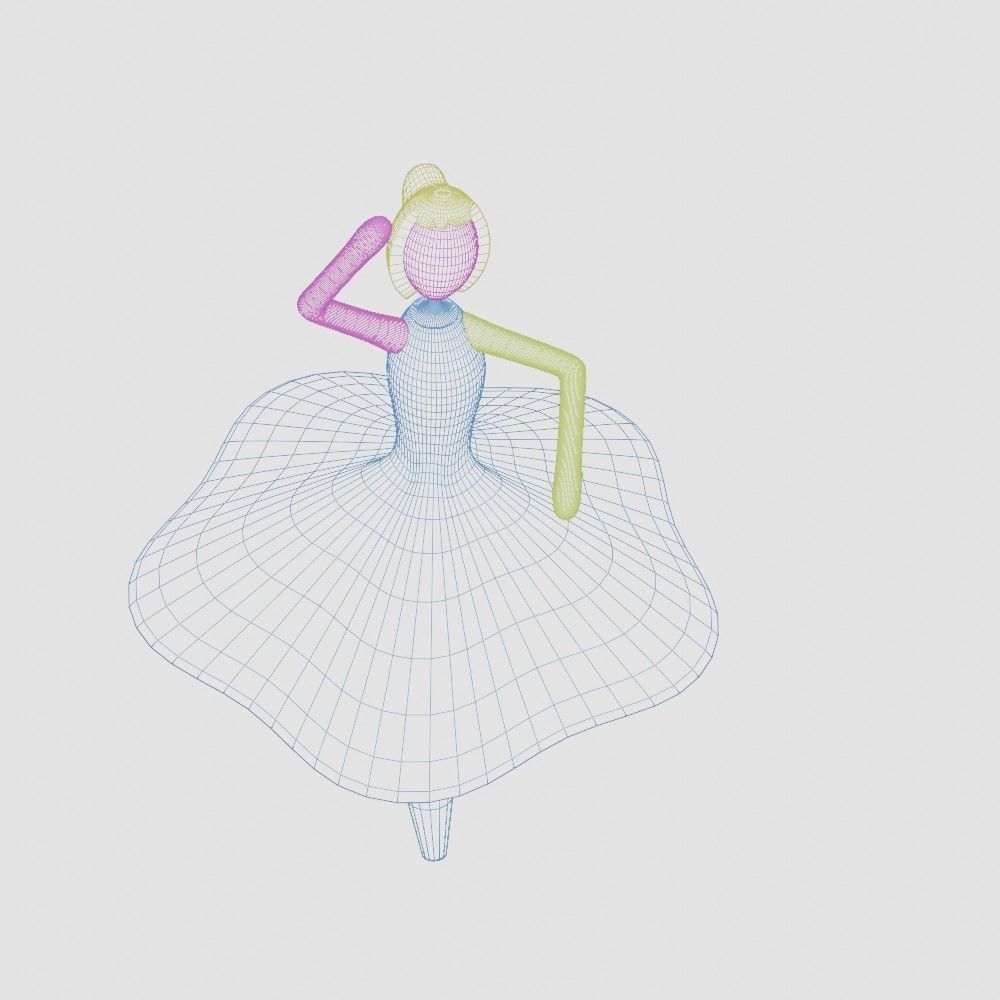 Ballerina im Sprung Dancer Ballet 3D model | CGTrader