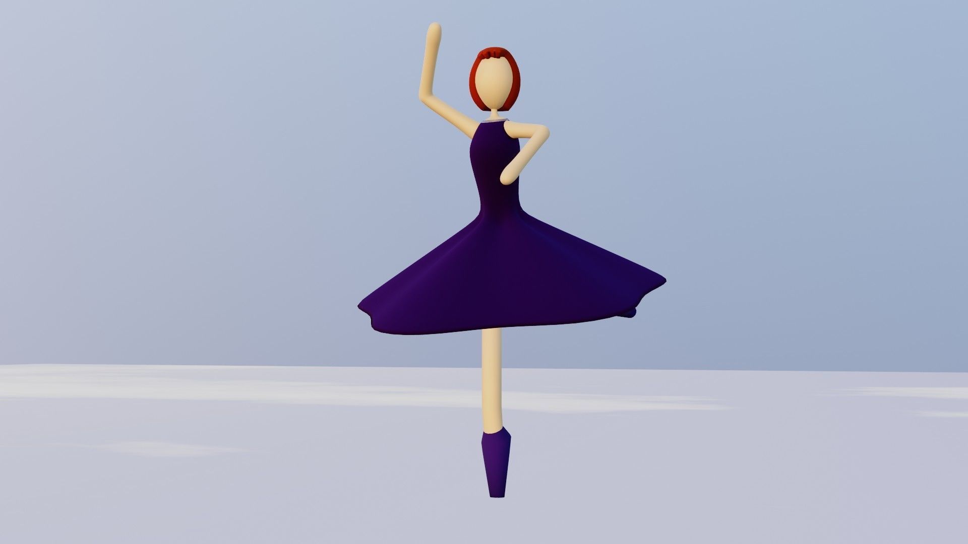 Ballerina im Sprung Dancer Ballet 3D model | CGTrader