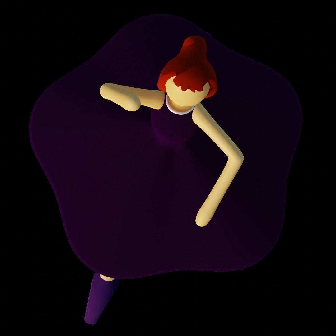 Ballerina im Sprung Dancer Ballet 3D model | CGTrader