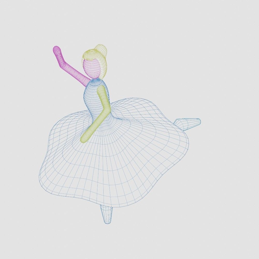 Ballerina im Sprung Dancer Ballet 3D model | CGTrader