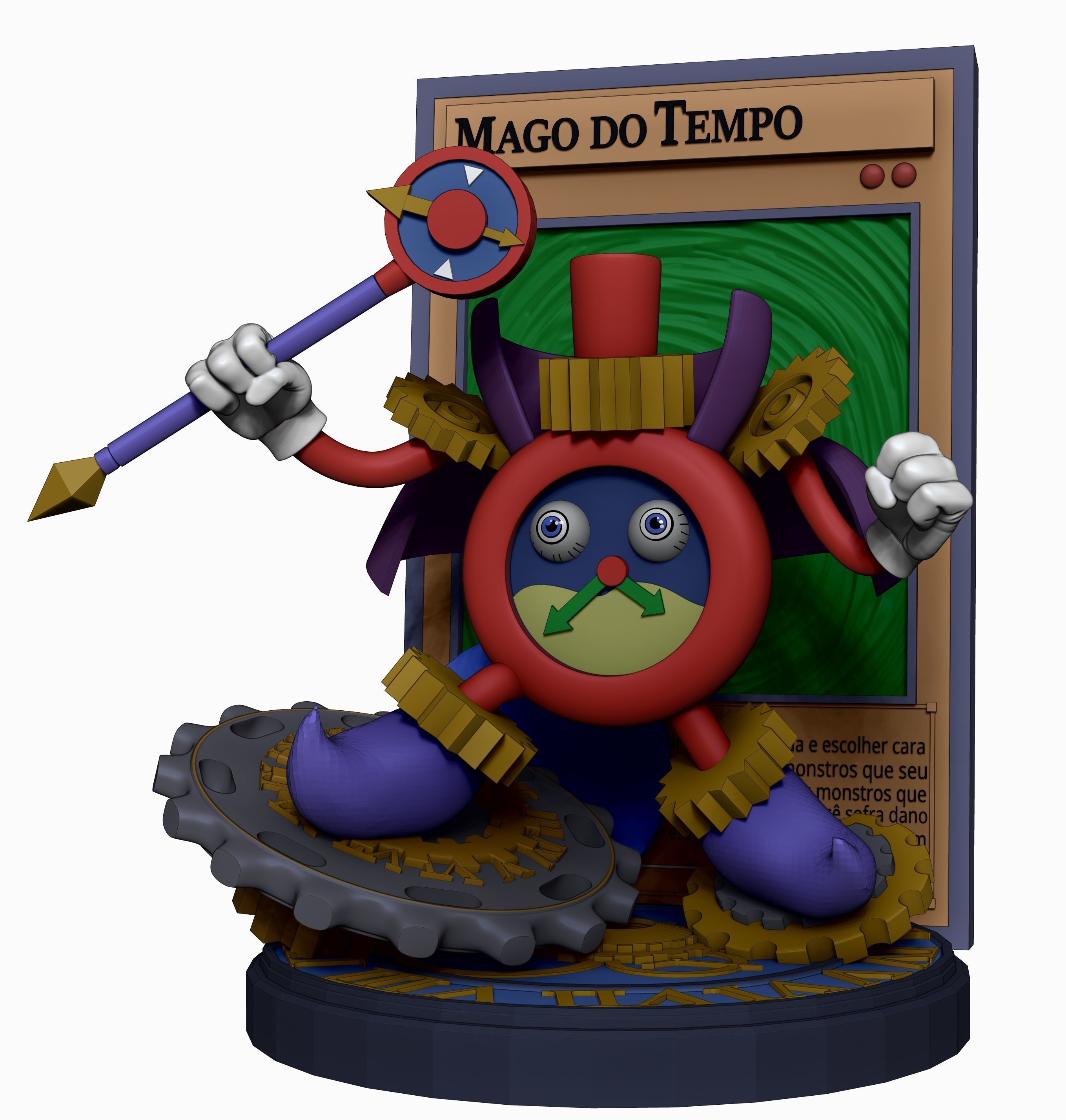 WIZARD OF TIME YUGIOH 3D model 3D printable | CGTrader
