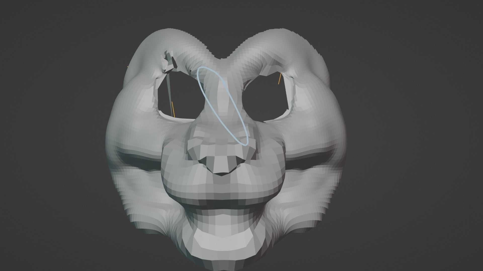 Sabertooth pursuit head base digital pattern 3D model 3D printable ...