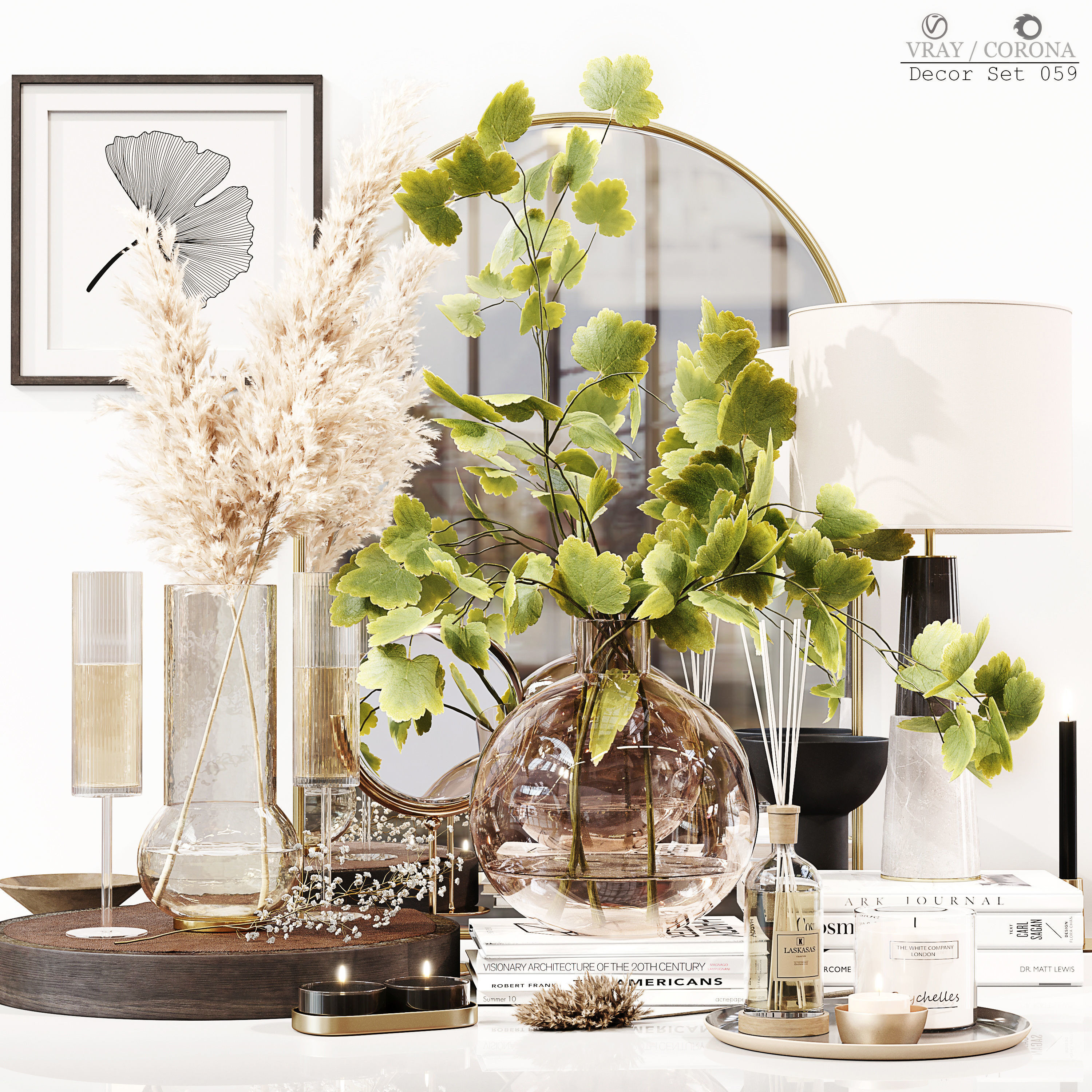 Decor Set 059 3D model | CGTrader