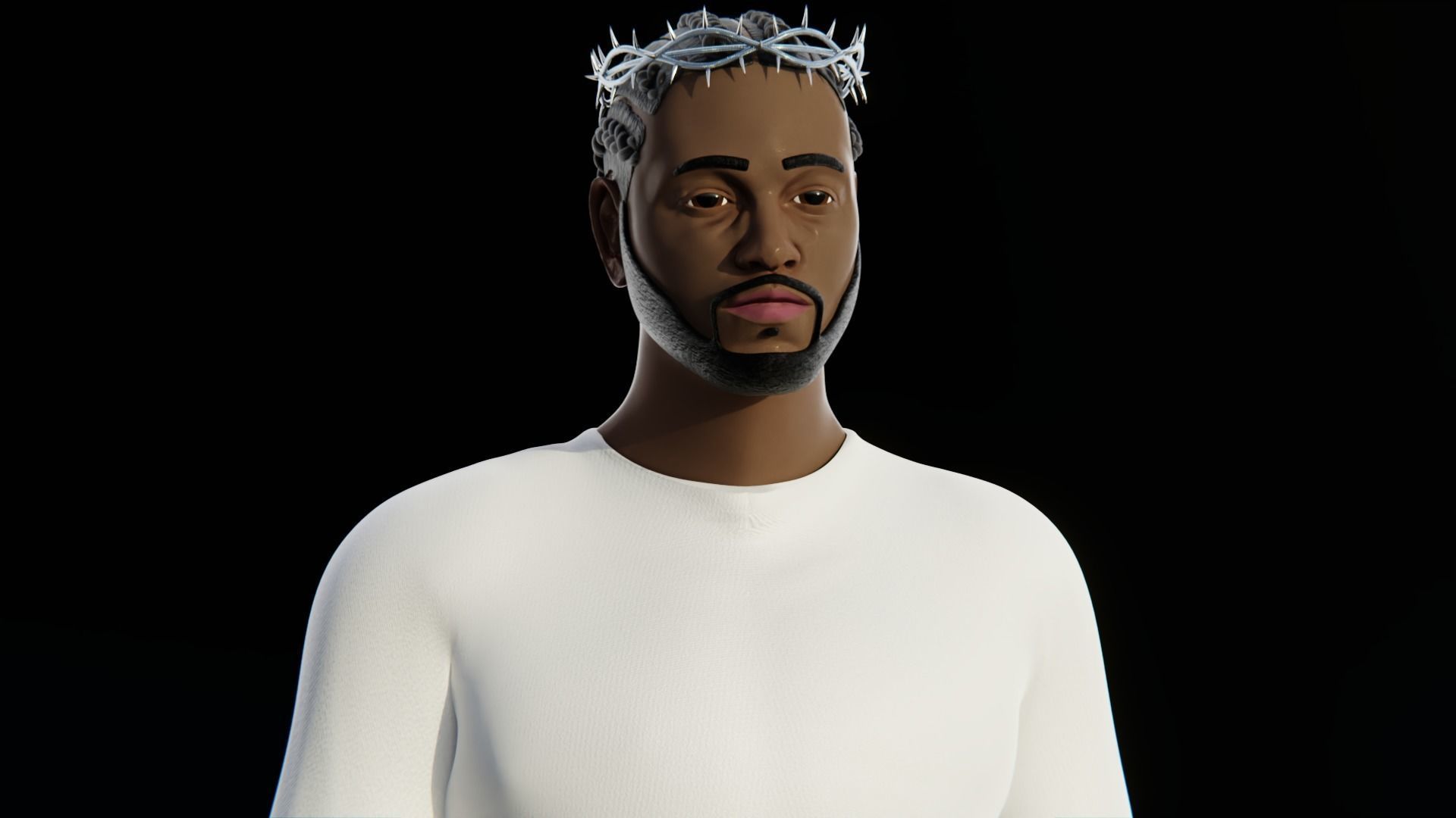 3D model Kendrick Lamar - Stylized VR / AR / low-poly | CGTrader