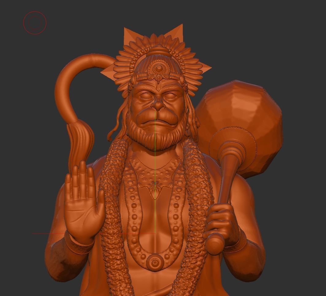 Hanuman 3D model 3D printable | CGTrader