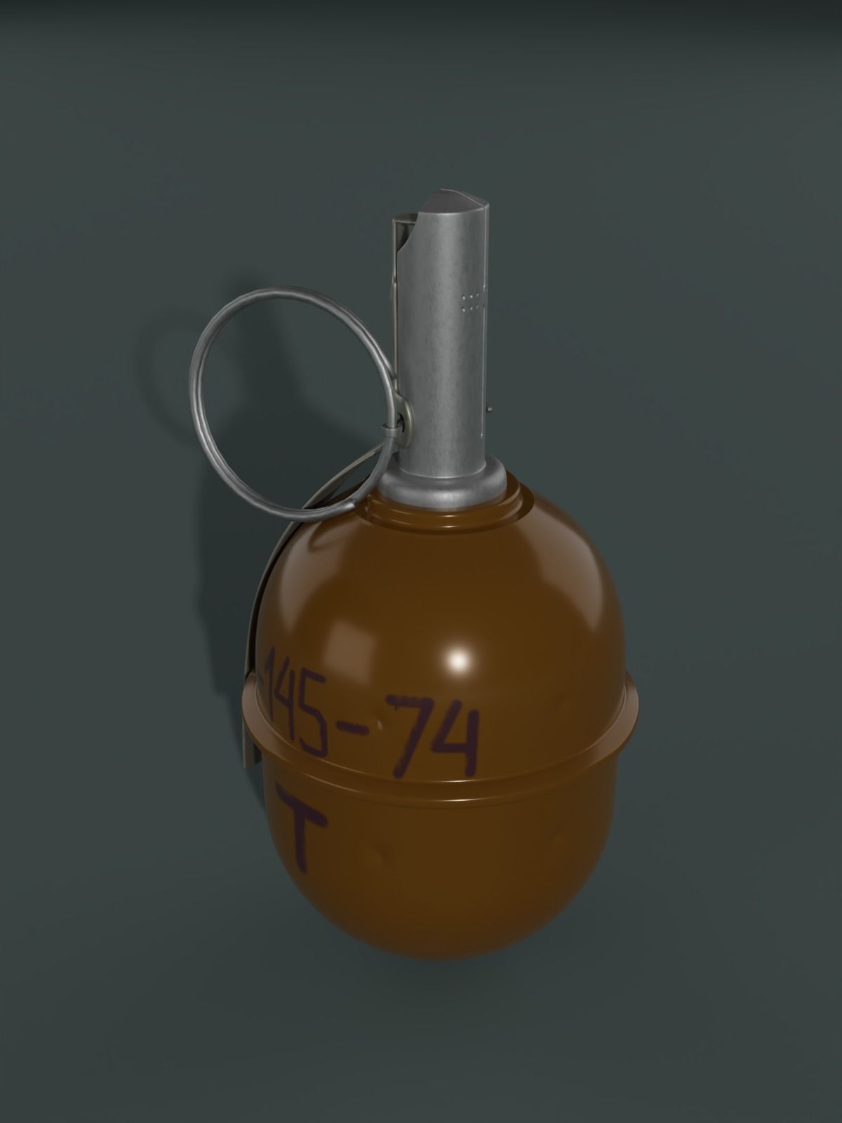 RGD-5 soviet hand grenade free 3D model | CGTrader