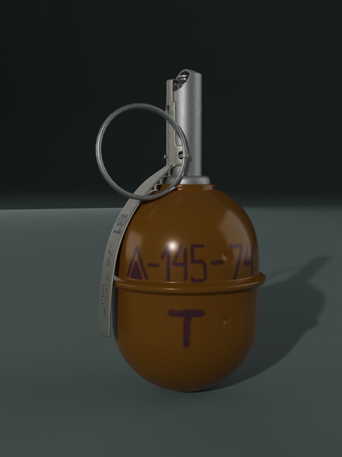 RGD-5 soviet hand grenade free 3D model | CGTrader