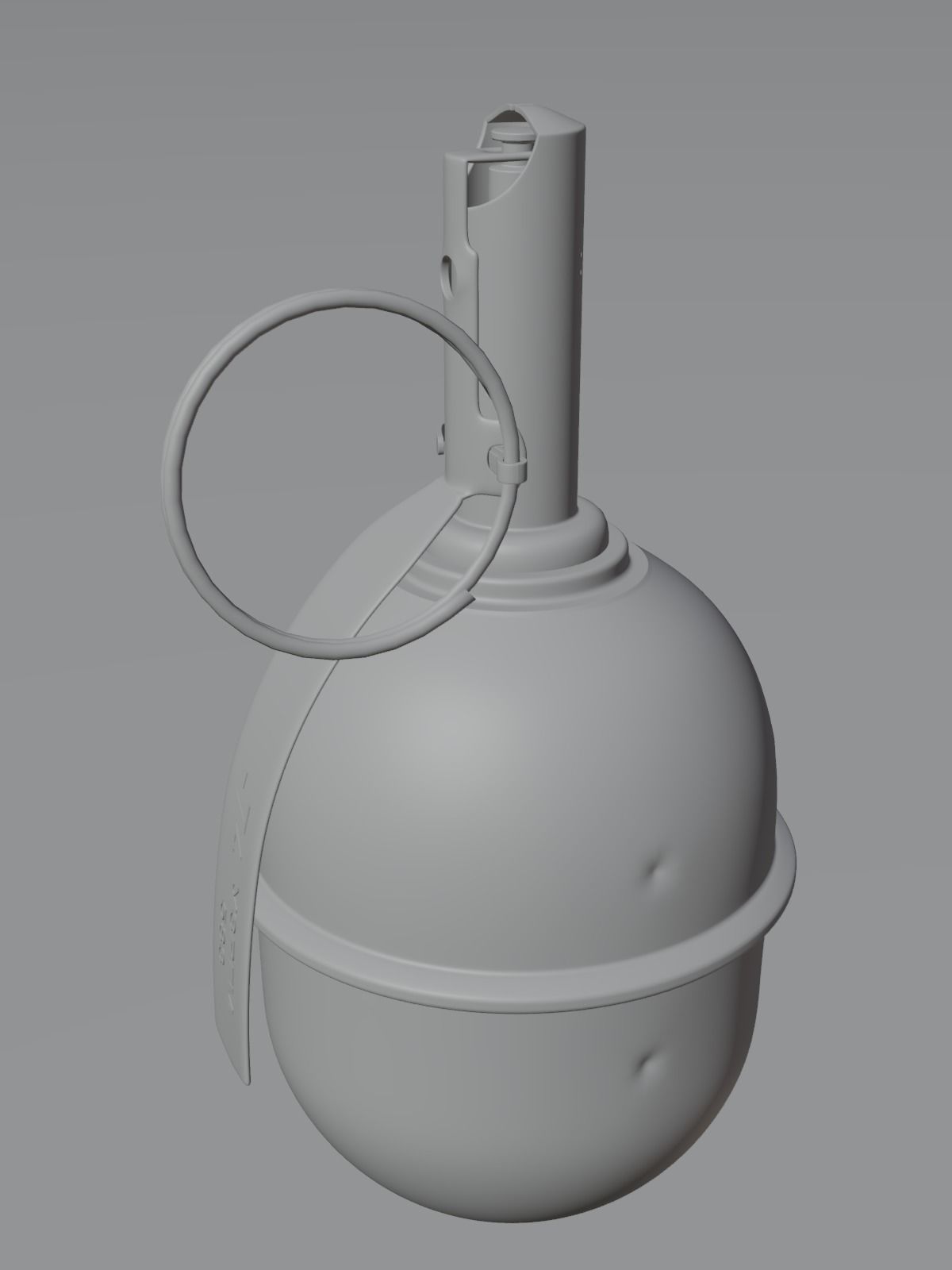RGD-5 soviet hand grenade free 3D model | CGTrader