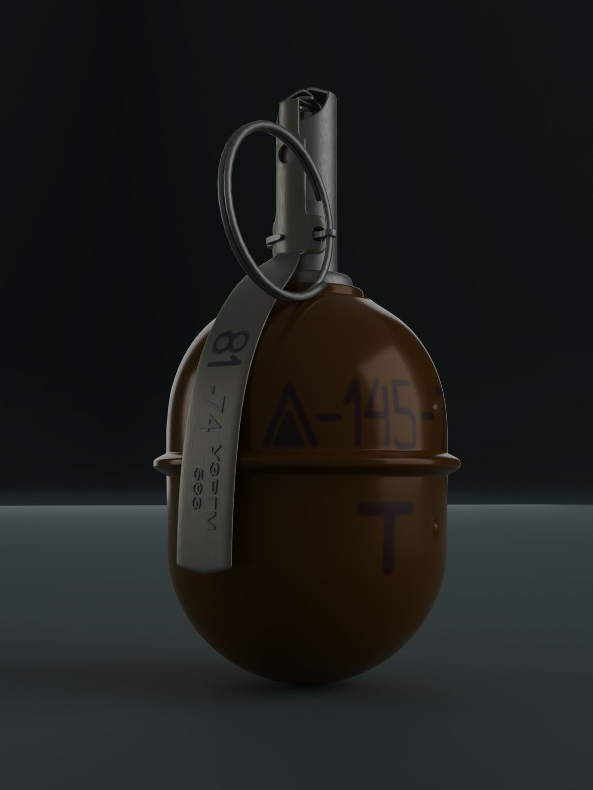 RGD-5 soviet hand grenade free 3D model | CGTrader