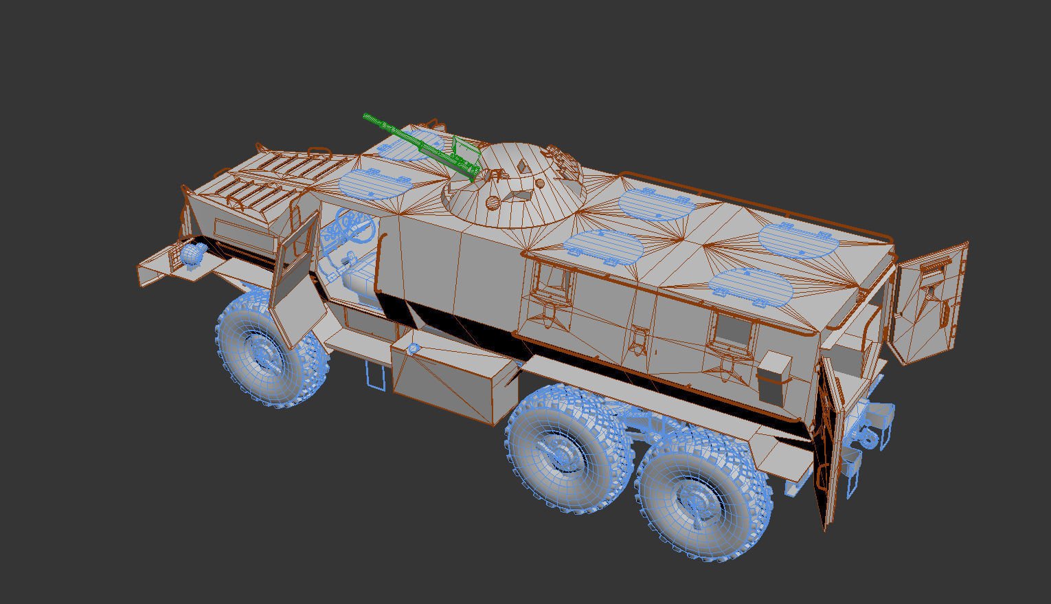 Ural Chekan MRAP Wagner PMC 3D model | CGTrader