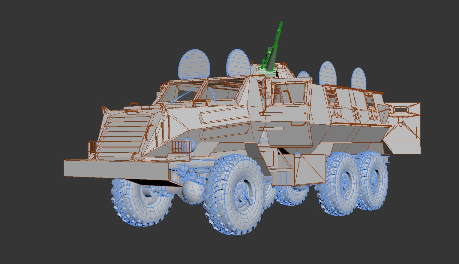Ural Chekan MRAP Wagner PMC 3D model | CGTrader