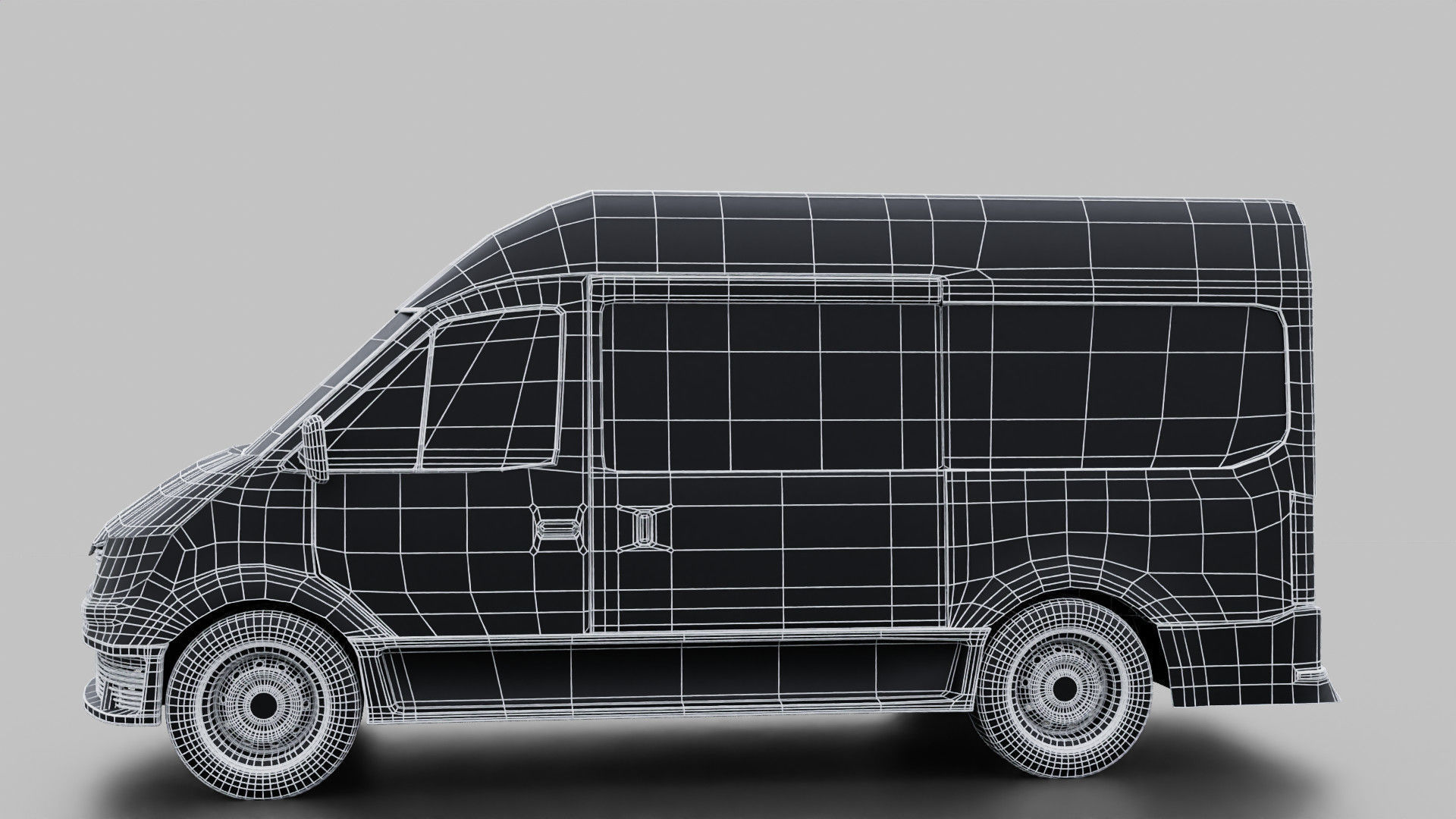 van car free VR / AR / low-poly 3D model | CGTrader