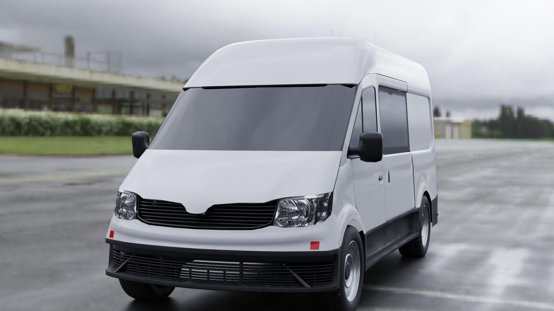 van car free VR / AR / low-poly 3D model | CGTrader