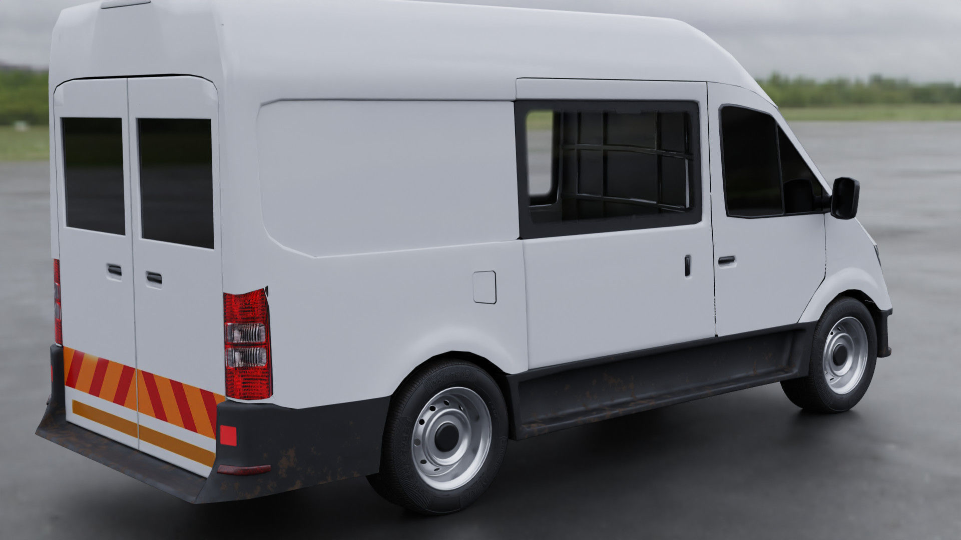 van car free VR / AR / low-poly 3D model | CGTrader