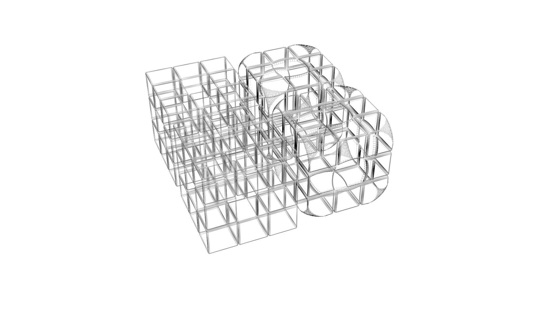 Void Cube 3D model | CGTrader