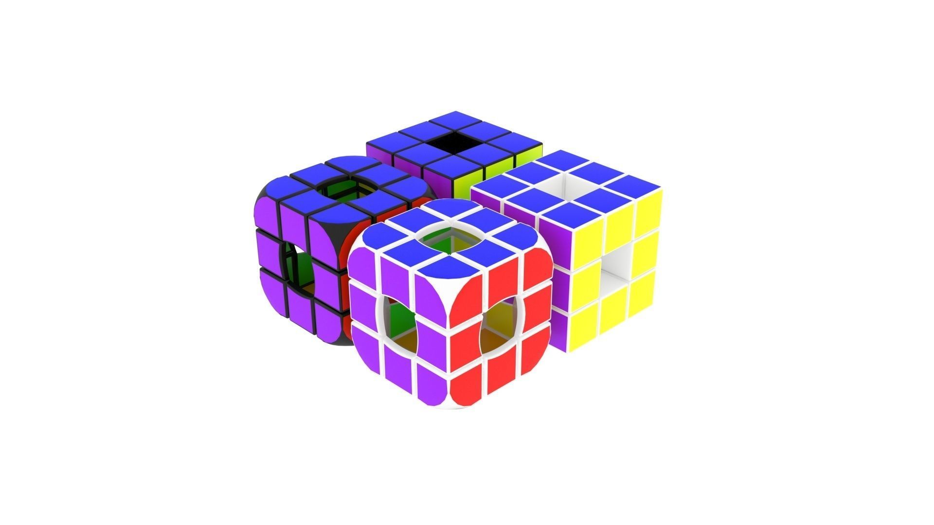 Void Cube 3D model | CGTrader