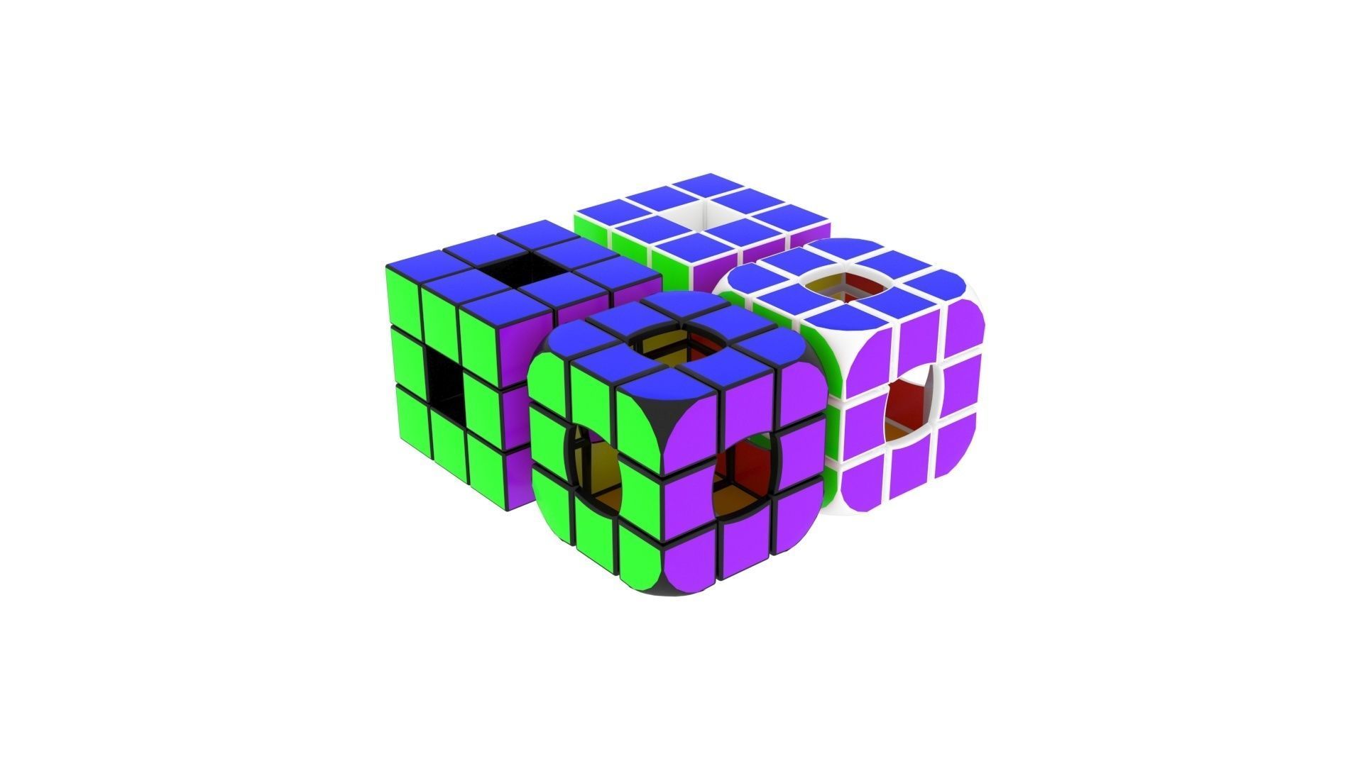 Void Cube 3D model | CGTrader