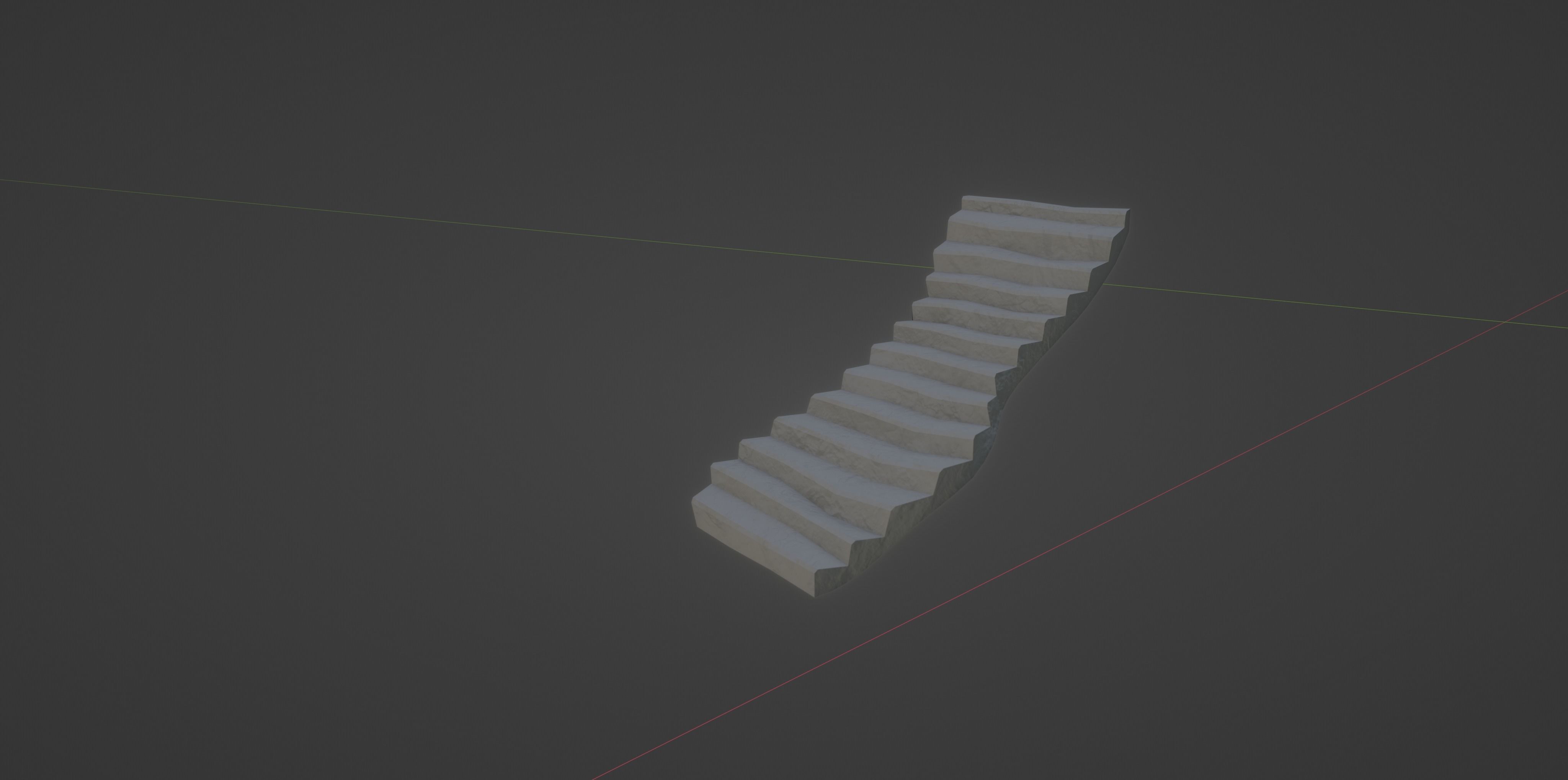 3D model 3d Low Poly Dark Concept Art Scene VR / AR / low-poly animated ...