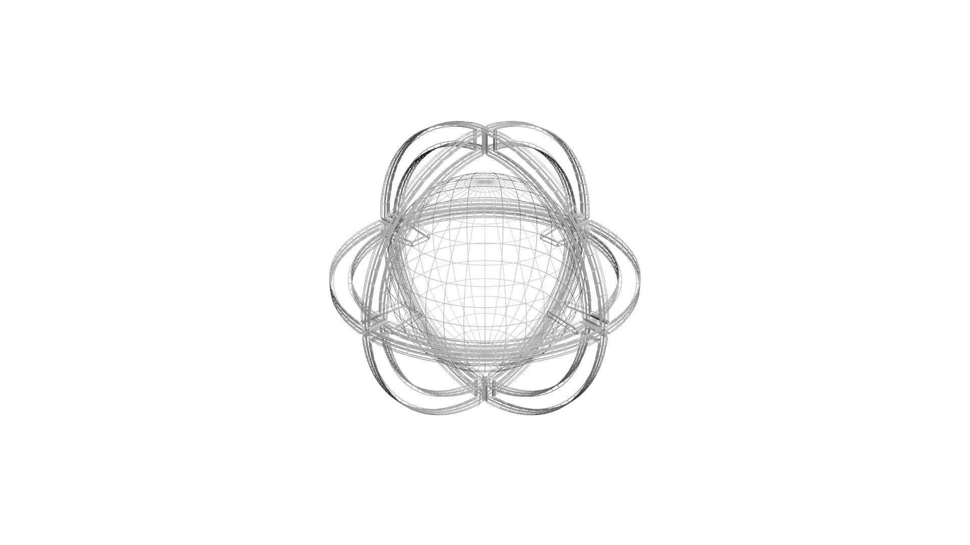 Orbit Cube 3D model | CGTrader