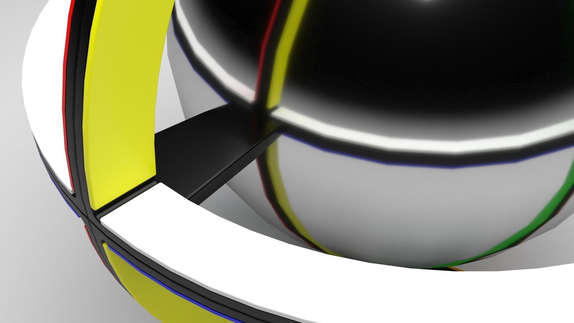 Orbit Cube 3D model | CGTrader