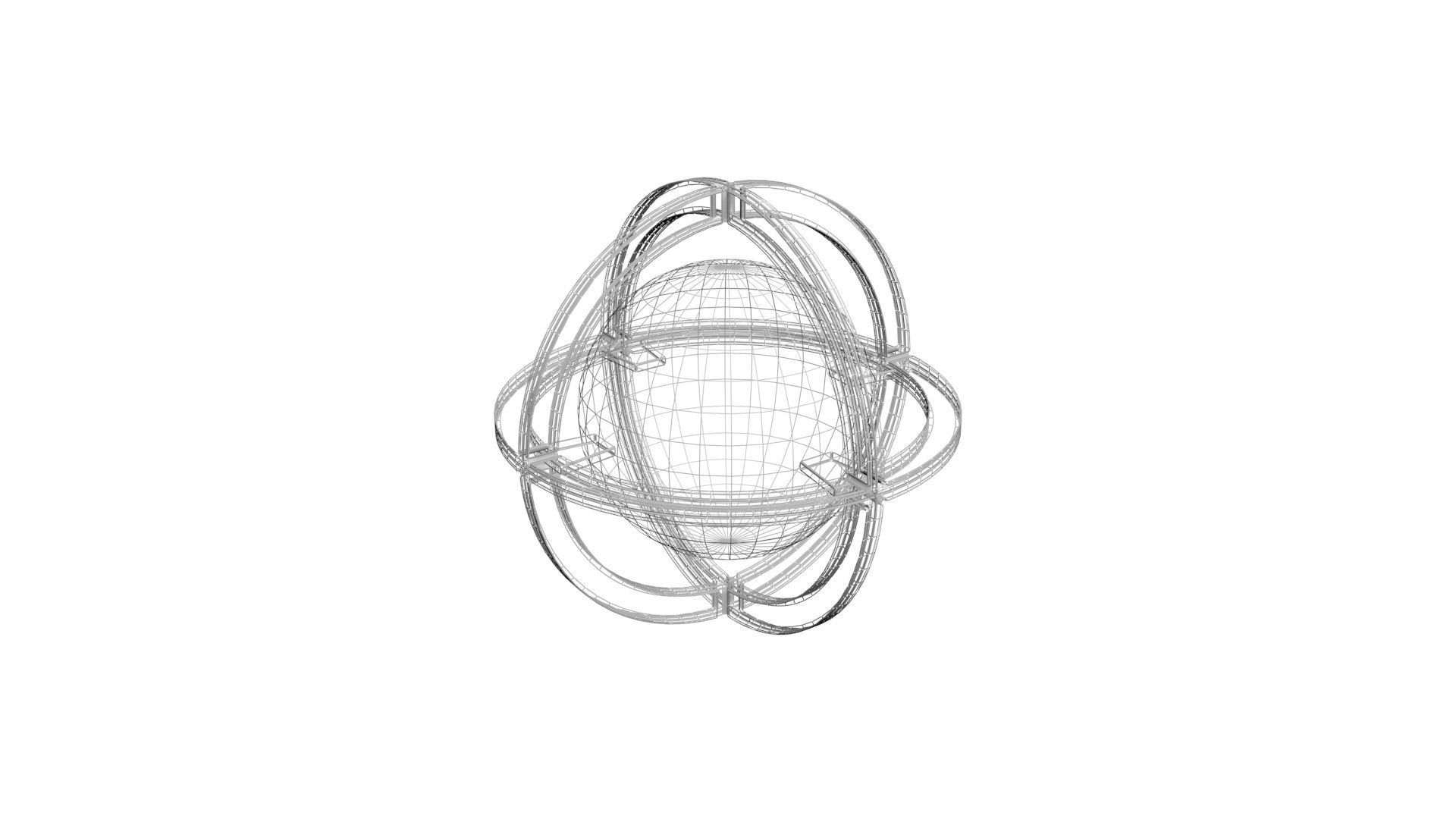 Orbit Cube 3D model | CGTrader