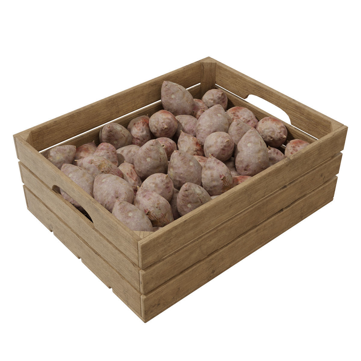 sweet potato crates 02 3D model | CGTrader