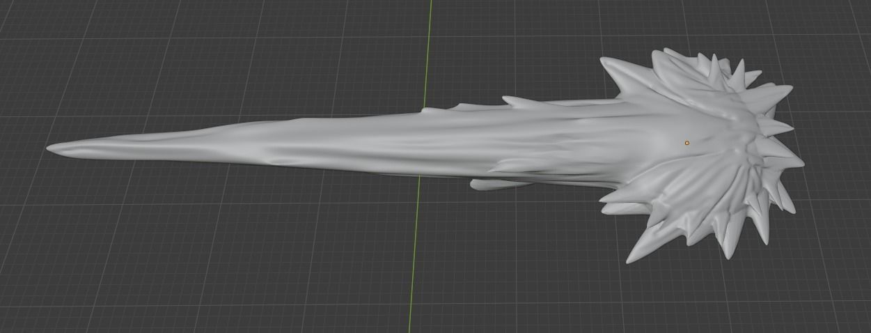 DBZ Ki Sword Effect 3D model 3D printable | CGTrader