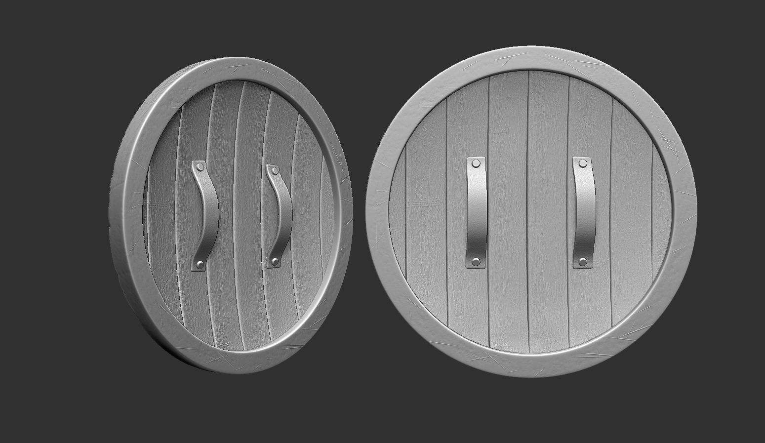 Viking Shield 3D model 3D printable | CGTrader