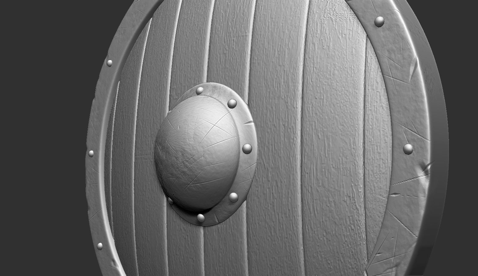 Viking Shield 3D model 3D printable | CGTrader