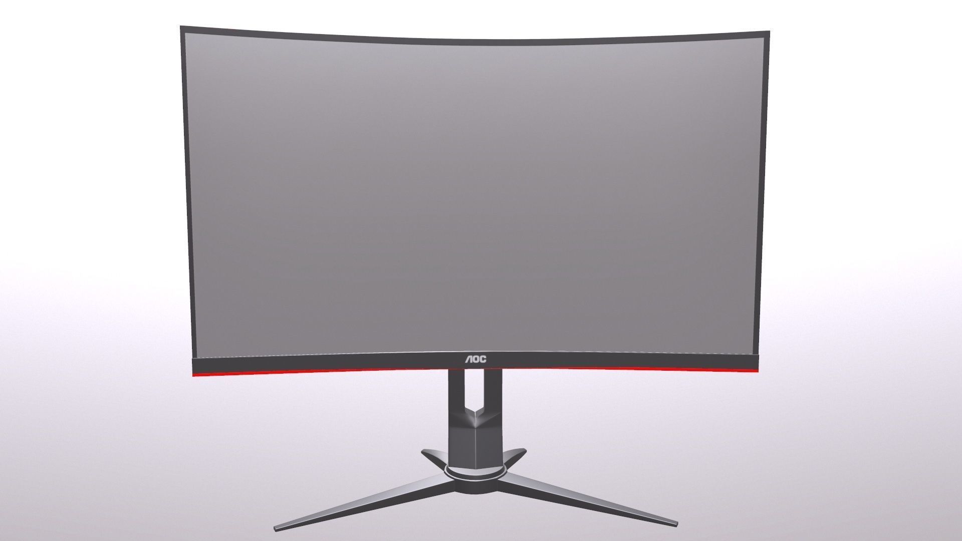AOC Monitor 3D model | CGTrader